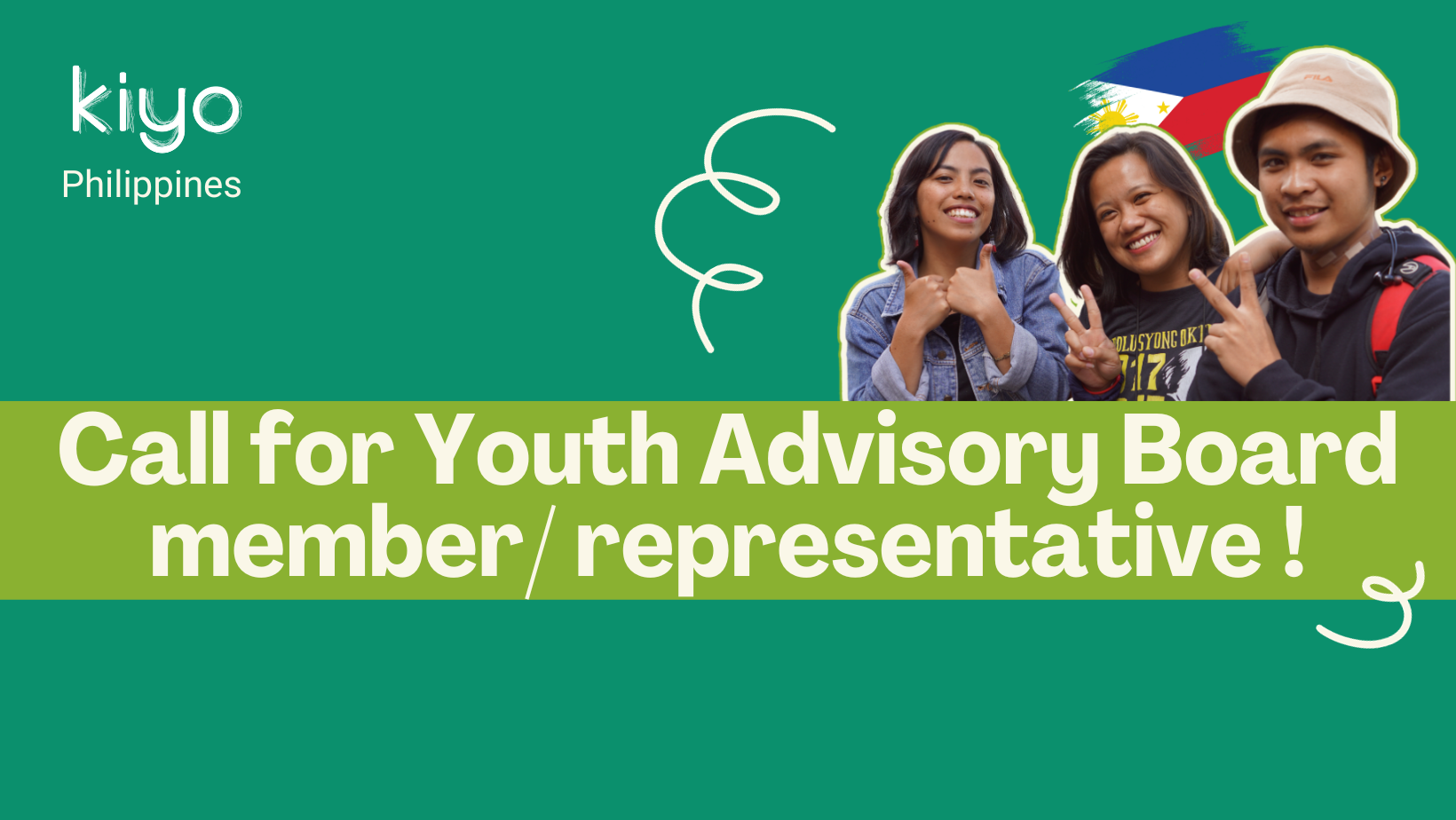 KIYO Philippines is looking for a National Youth Advisory Board (NYAB) member/representative ...
